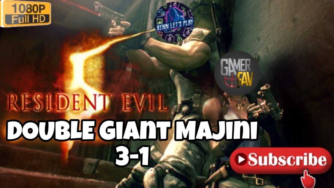 RE5 3-1 Double Giant Majini RESIDENT EVIL 5 3-1 Boss coop with ...