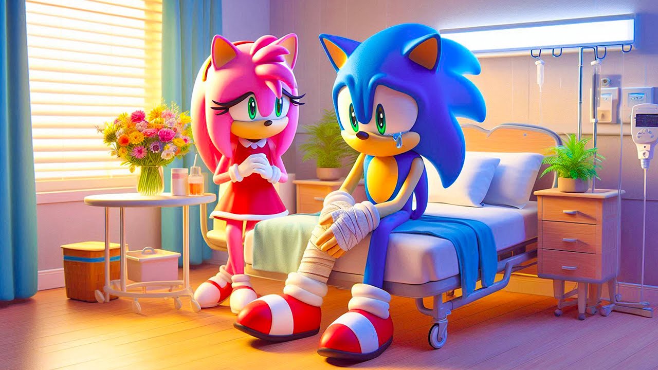 SONIC Go To The Hospital? Please Don't Leave Us Alone!! | Sad Story ...