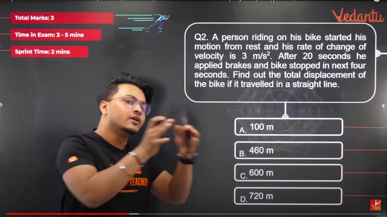 NUMERICALS ON EQUATION OF MOTION FOR GRADE 9 - YouTube