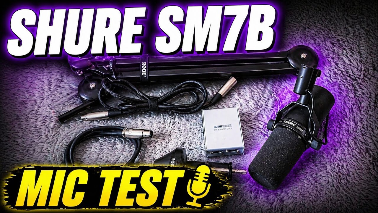 Shure SM7B Test || Shure SM7B - YouTube