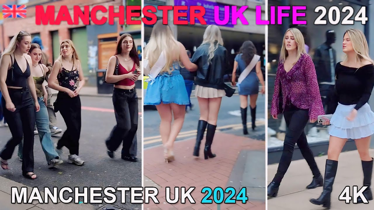 Manchester UK - #life #manchester #walkingtour 4K - YouTube