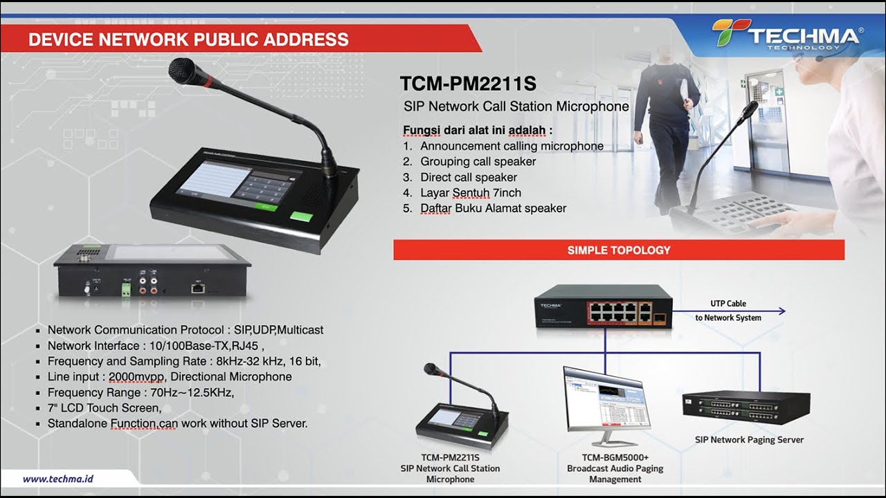 Part 03 NETWORK CALL STATION MICROPHONE #Techma IP Speaker. - YouTube