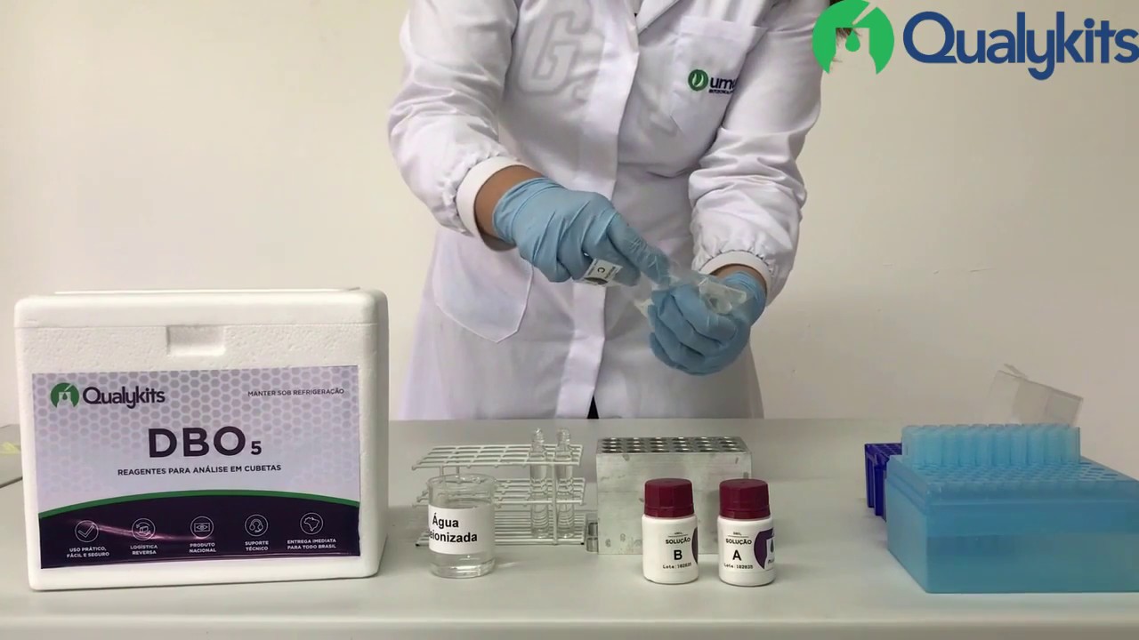 Como realizar a análise de DBO5 em cubetas utilizando a linha Qualykits ...