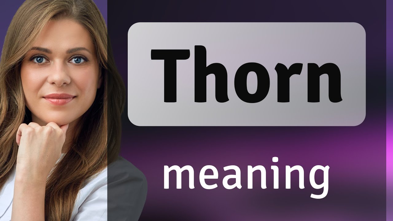 Thorn | what is THORN definition - YouTube