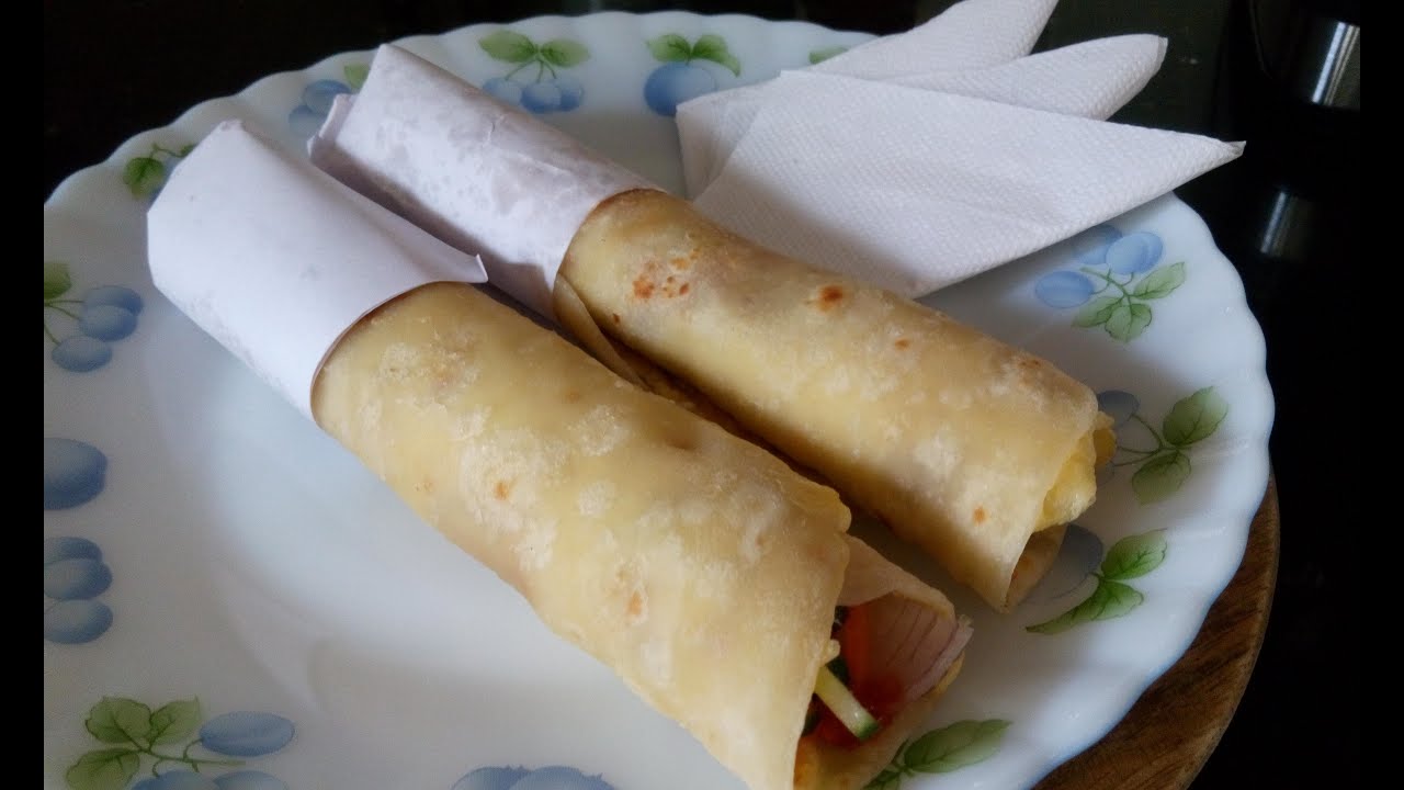 Kolkata Style Kathi Roll Recipe - YouTube