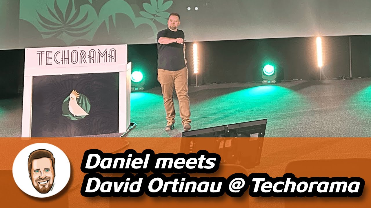 Daniel meets David Ortinau and talking about .NET MAUI - YouTube