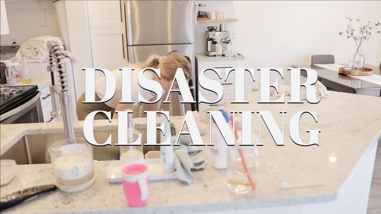 DISASTER Cleaning :) CLEAN WITH ME :) - YouTube