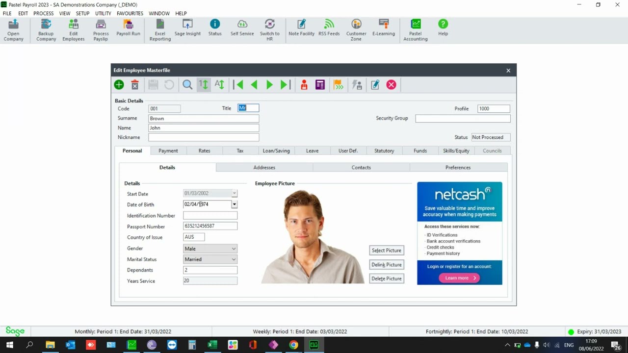 Sage Pastel Payroll Demo by Thyme Technologies - YouTube