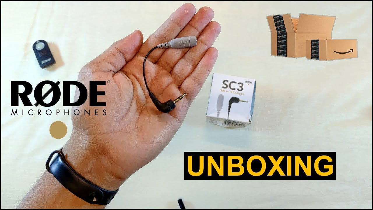 Rode SC3 TRRS to TRS Adapter Unboxing - YouTube