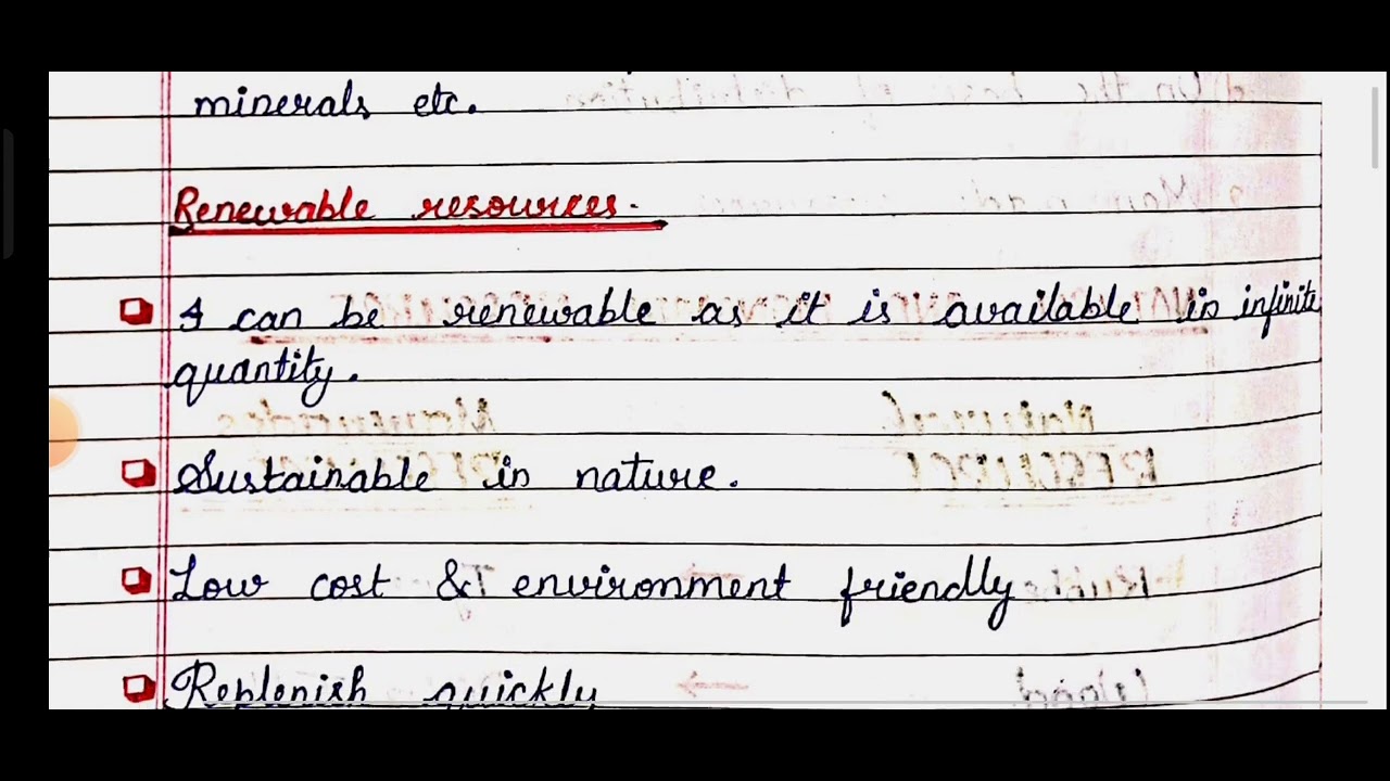 Class -8|Geography|Chapter 1|Resources| Full Chapter Notes Explaination ...