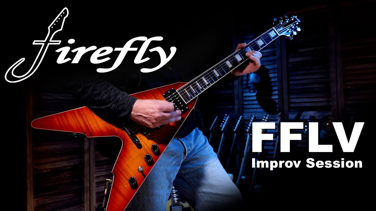 Firefly FFLV (Flying V) - First Improv Session - YouTube