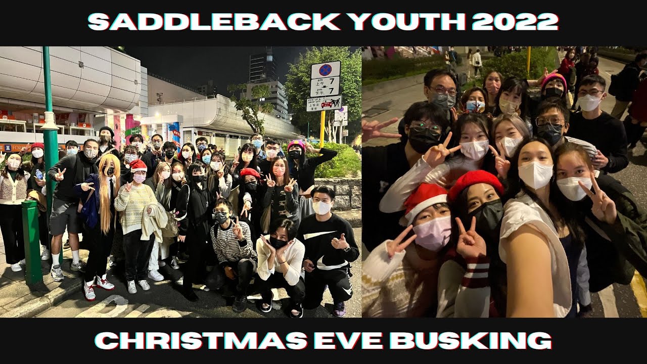 221224 Saddleback Youth Christmas Eve Busking - YouTube
