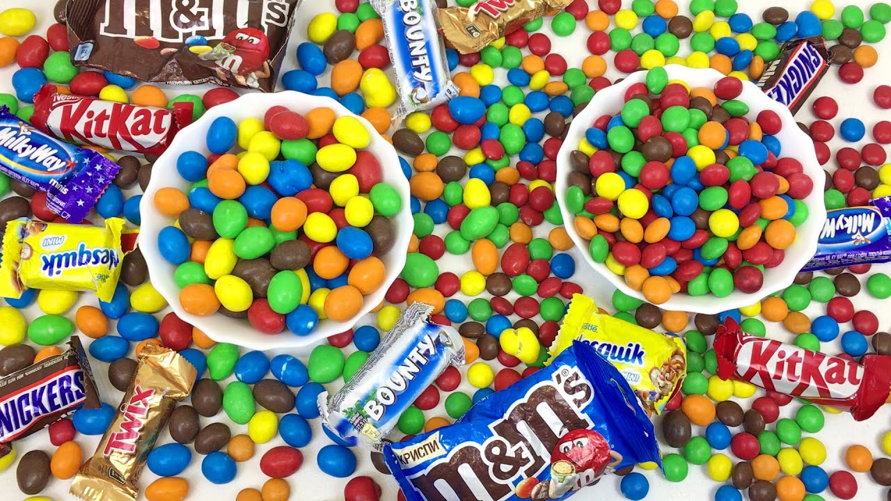 Mixing Candy Satisfying Video ASMR Yummy 🍬🍭🍫 - YouTube