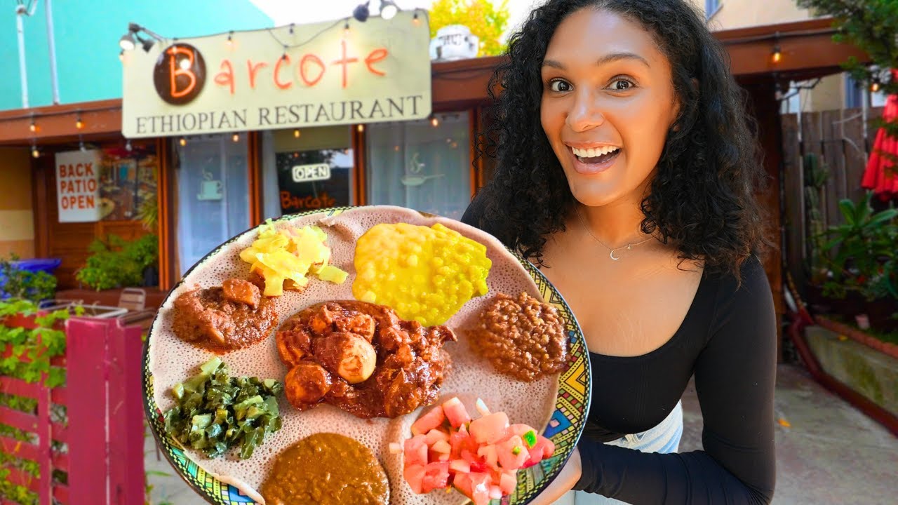 Trying The BEST ETHIOPIAN FOOD in Oakland! - YouTube