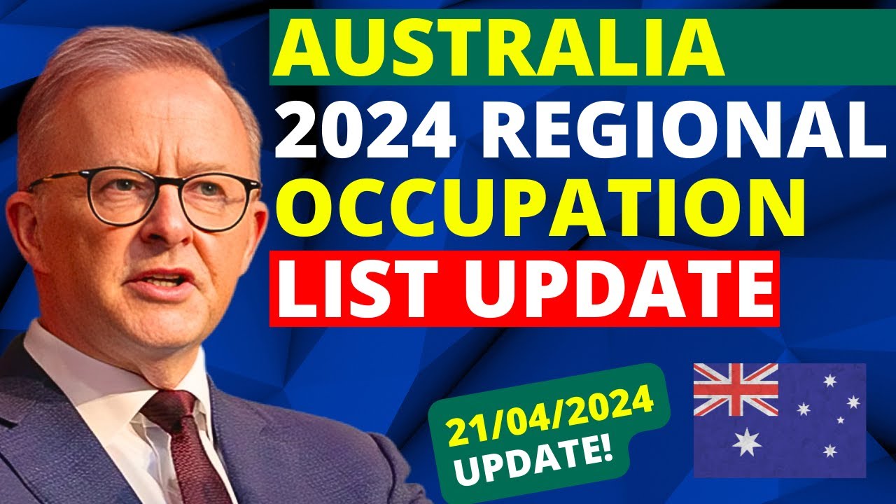 Australia Regional Occupation List Update 2024 | Skilled Occupation ...