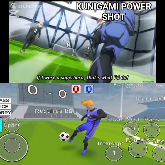KUNIGAMI POWER SHOT GOAL RECREATION#bluelock - YouTube