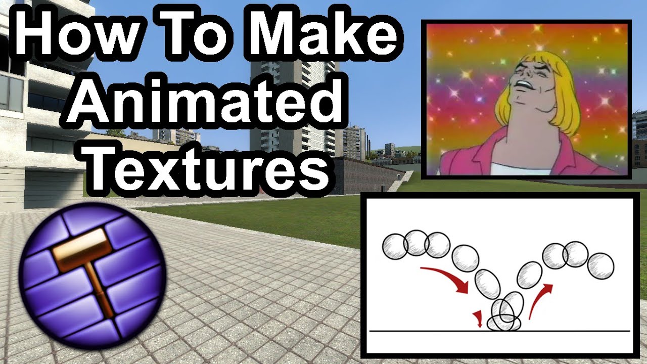 How To Turn Gifs And Videos Into Animated Textures Hammer Editor - YouTube