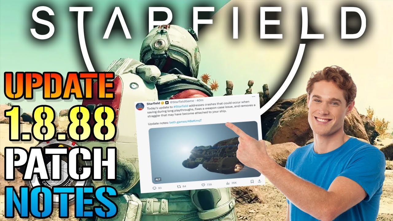 Starfield: Update 1.8.88 FULL Patch Notes! Finally XBOX Save Files Are ...