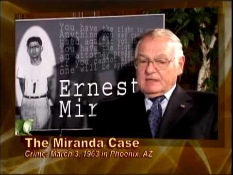 Learn about the Miranda Case - Phoenix Police Department - YouTube