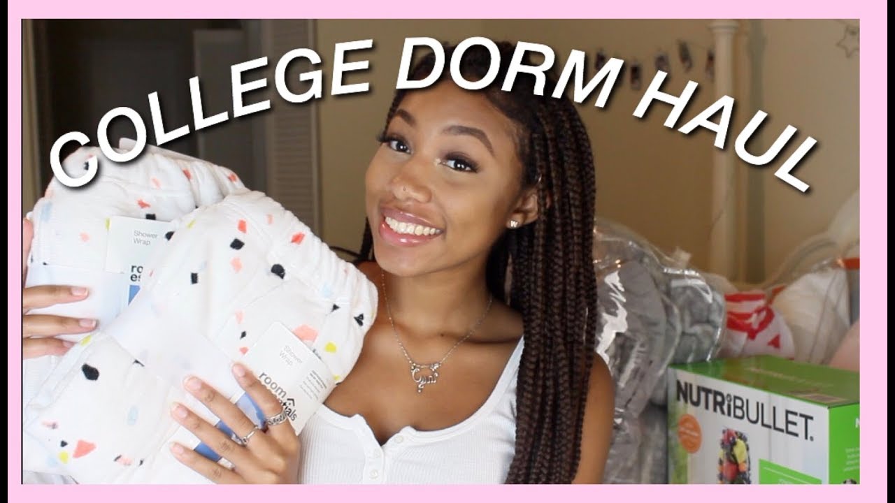 COLLEGE DORM HAUL 2019 - YouTube