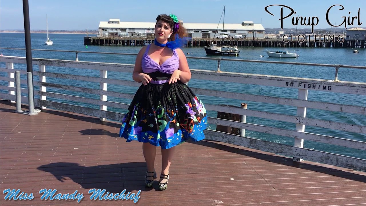 Miss Mandy Mischief Pinup Girl Clothing - YouTube