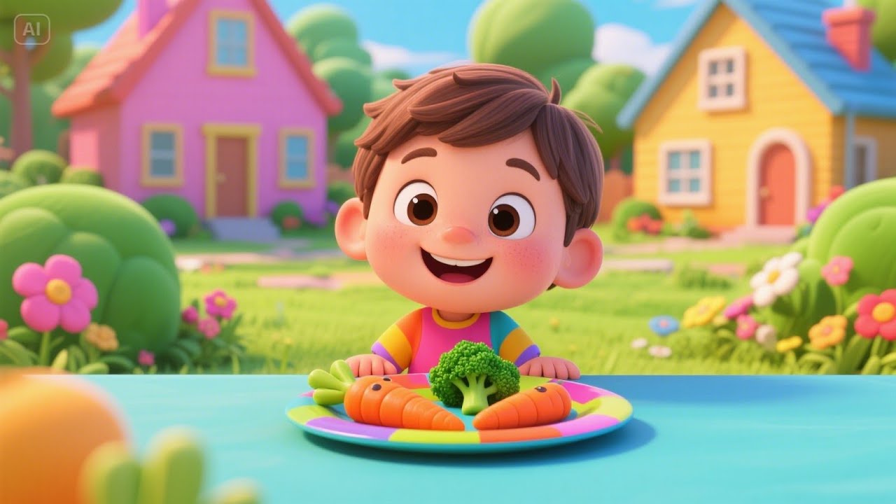 Yummy Veggies – Yes Yes Let’s Eat! | Energetic Veggie Song for Kids ...