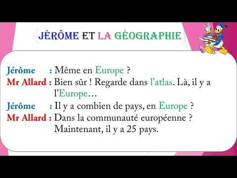 Dialogue En Français Nº:253 Jérôme et la géographie - YouTube