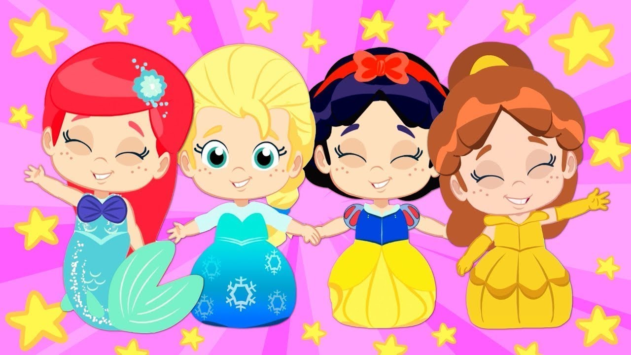 Finger Family with Disney Princesses - Songs for Kids | Groovy the ...