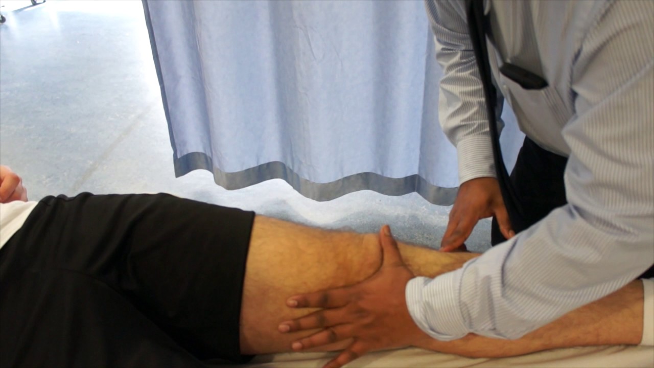 Brush-Wipe-Sweep Test - Knee Special Test - YouTube