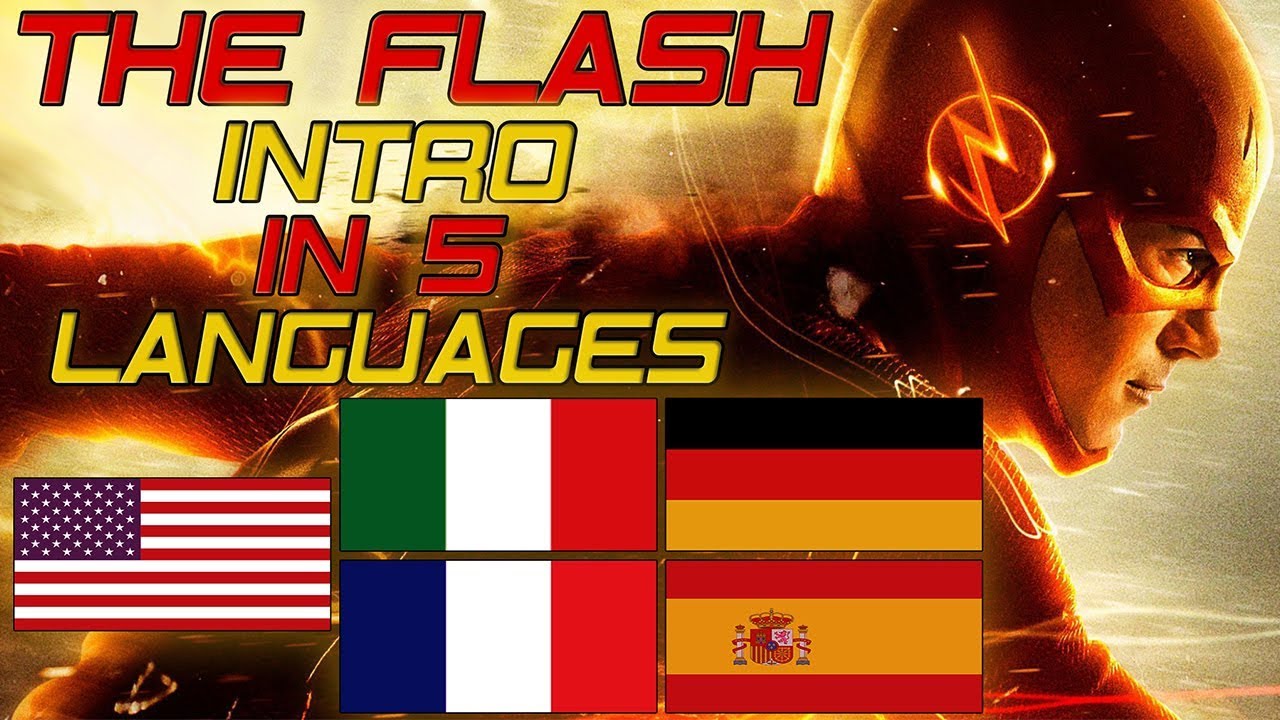 THE FLASH intro in 5 languages - YouTube