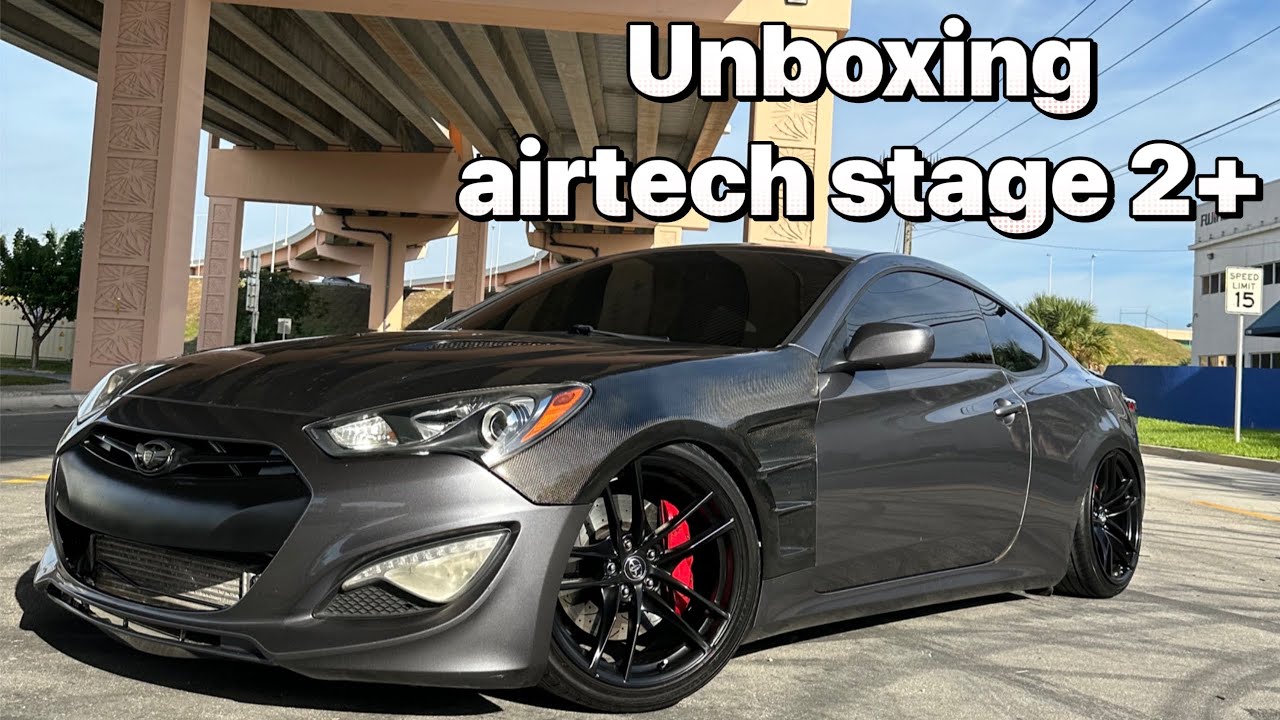 Unboxing air tech stage 2 plus for genesis coupe BK2 - YouTube