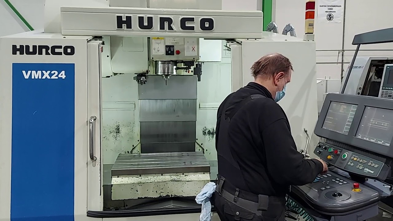 vertical Milling Center Hurco VMX24 - YouTube