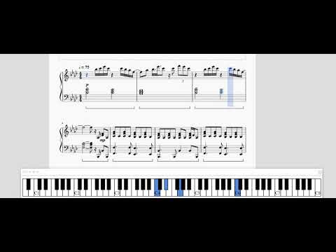 BTS  SUGA Playing(piano)   I need U piano cover(score)