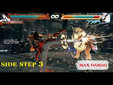 KAZUYA SIDE STEP ! 3 COMBOS MAX DAMAGE - YouTube