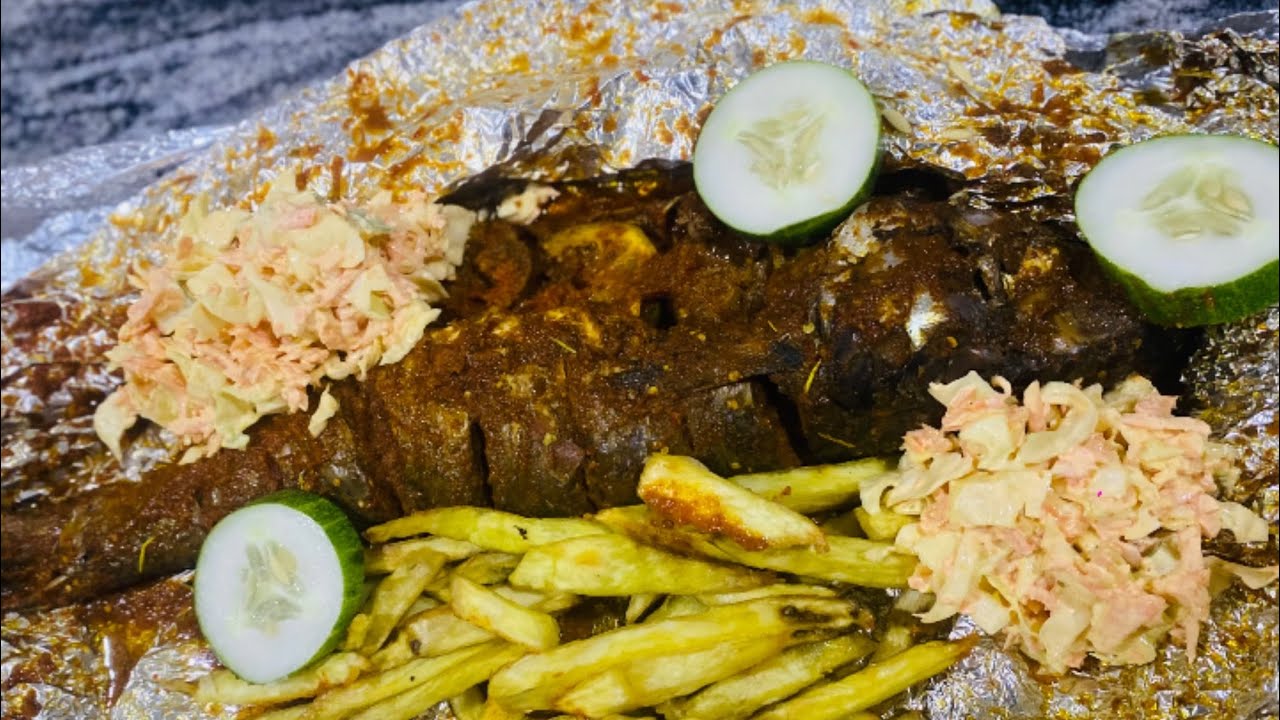 Guyman Croaker Barbecue Fish Recipe - YouTube