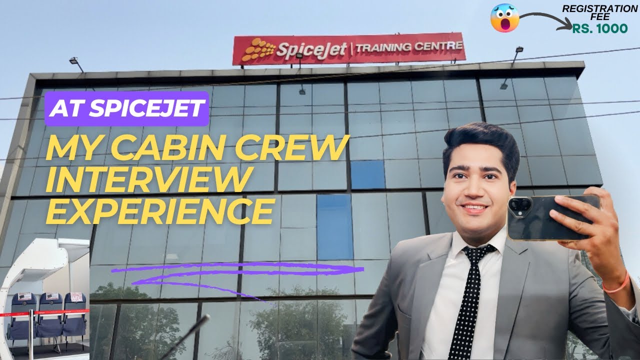 My CABIN CREW interview experience | with SPICEJET ️ Airline | At spice ...