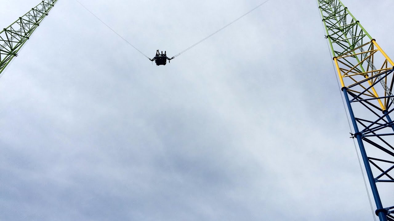 Crazy Slingshot Ride! People Passing out! - YouTube