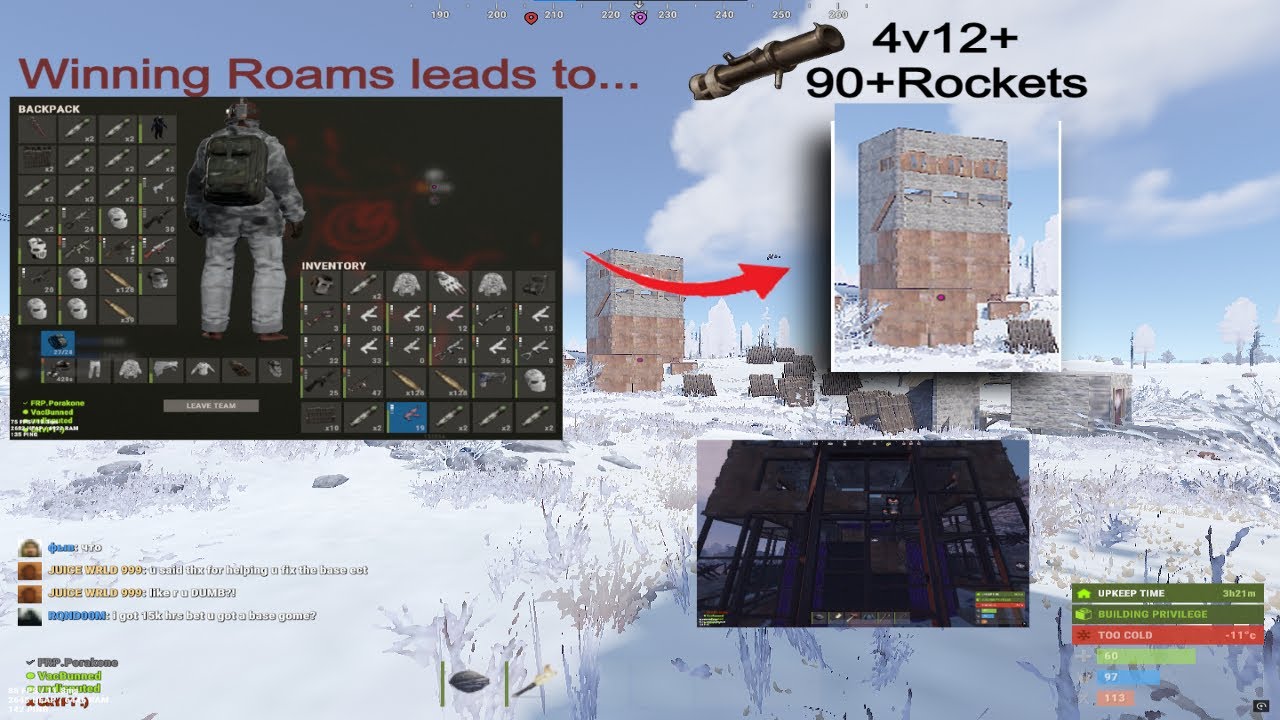 How A SNOWBALL Leads TO IMPOSSIBLE RAID DEFENCE | RUST - YouTube