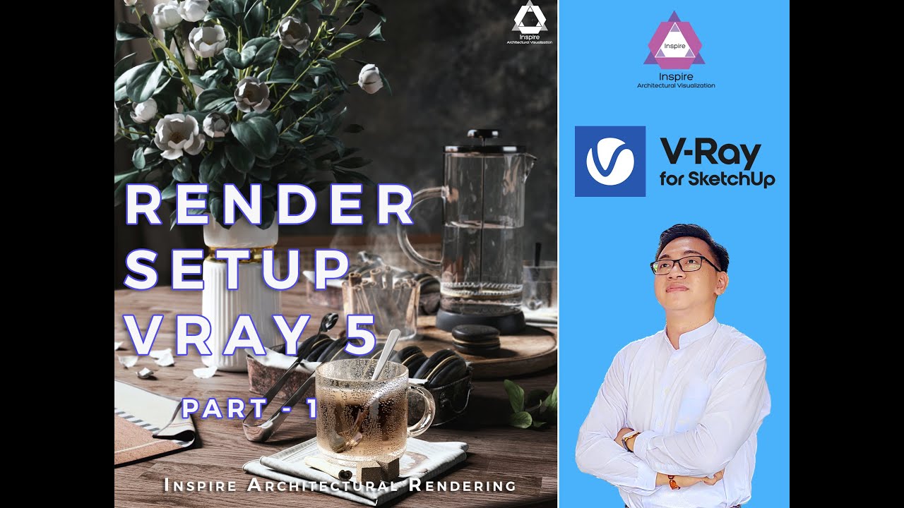 How to Render Settings V ray 5 ( Title - Render ). V ray tutorial - YouTube