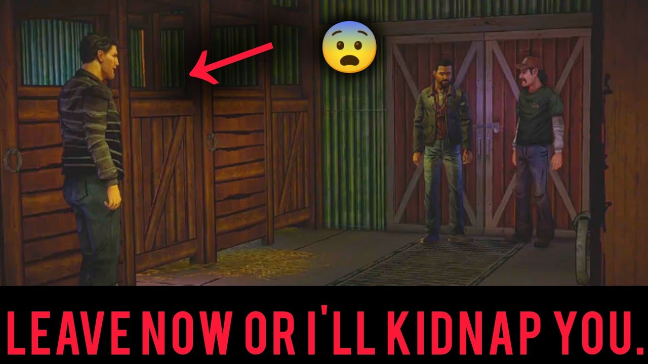 ANDY CONFRONTS LEE AND KENNY IN THIS SCENE 😨 | The Walking Dead Game ...