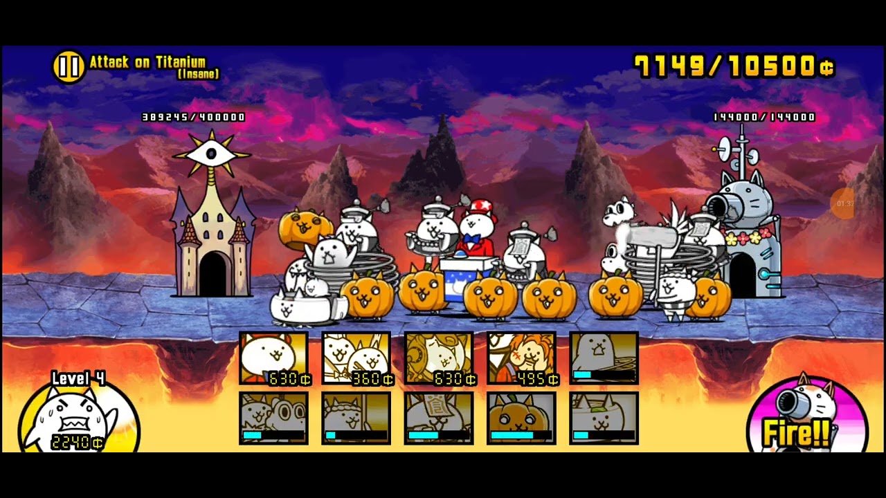 Attack on titanium with 8+ rare cats (Replay series) - YouTube