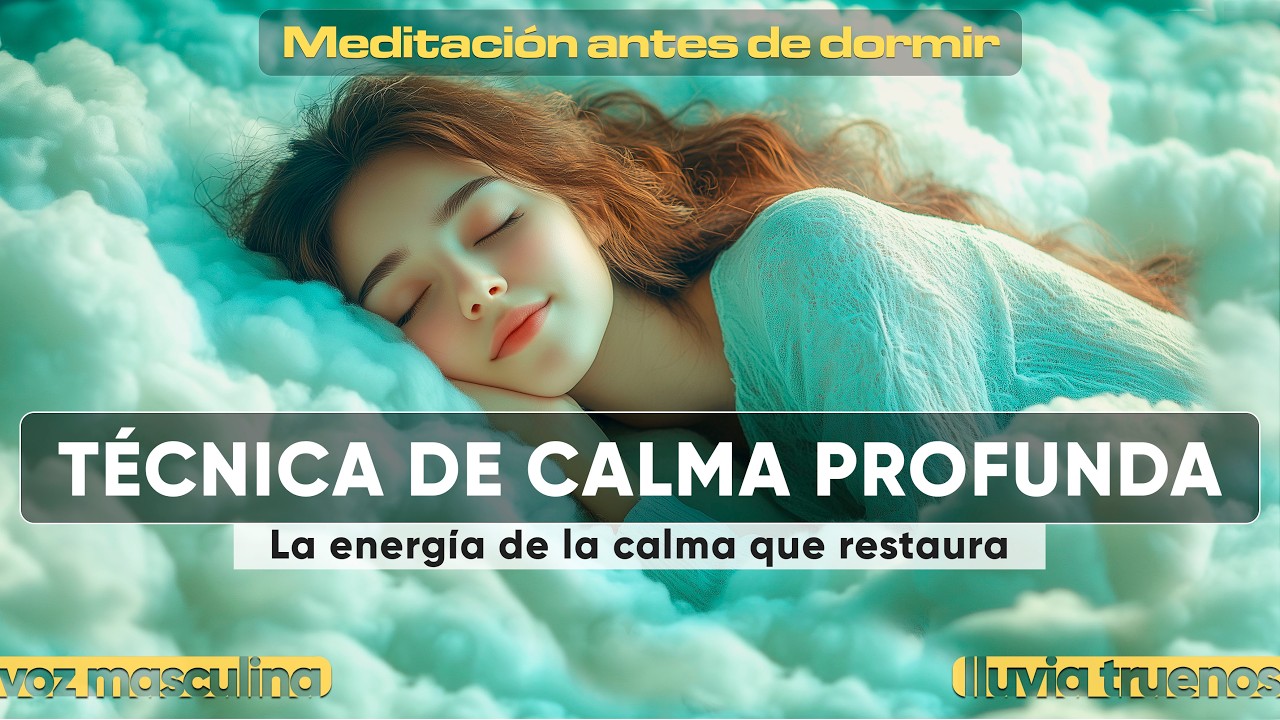 Relajación total del cuerpo. Técnica de calma profunda. Meditación ...