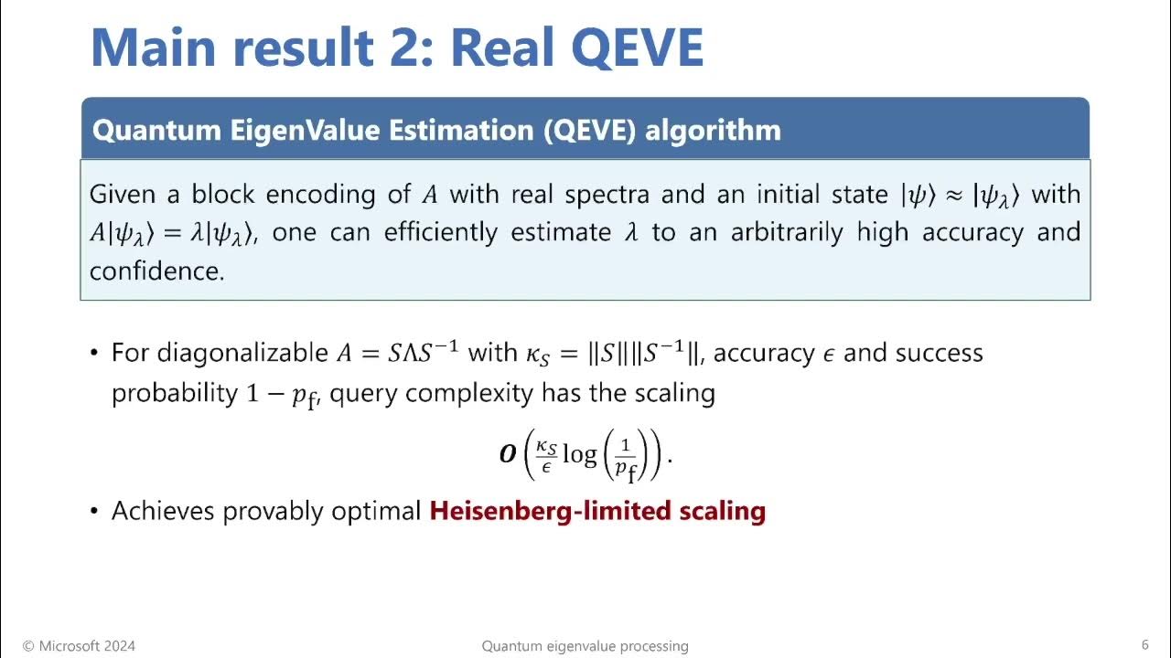FOCS 2024 4C Quantum eigenvalue processing - YouTube