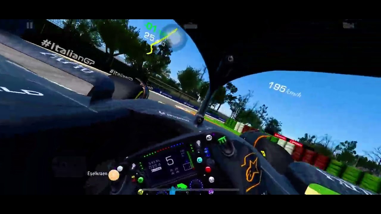 Virtual Lap Monza - MCL60 1:10.538 - RR3 - YouTube