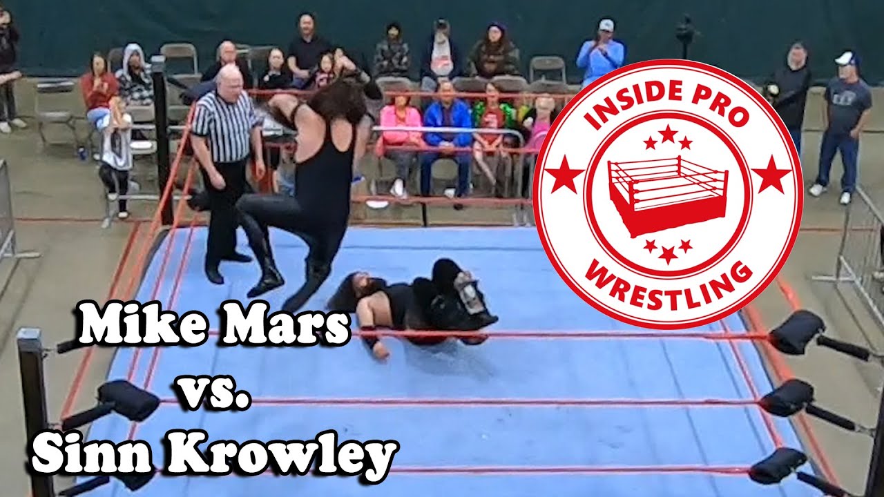 Mike Mars vs. Sinn Krowley for the PPW Wrestling Title - YouTube