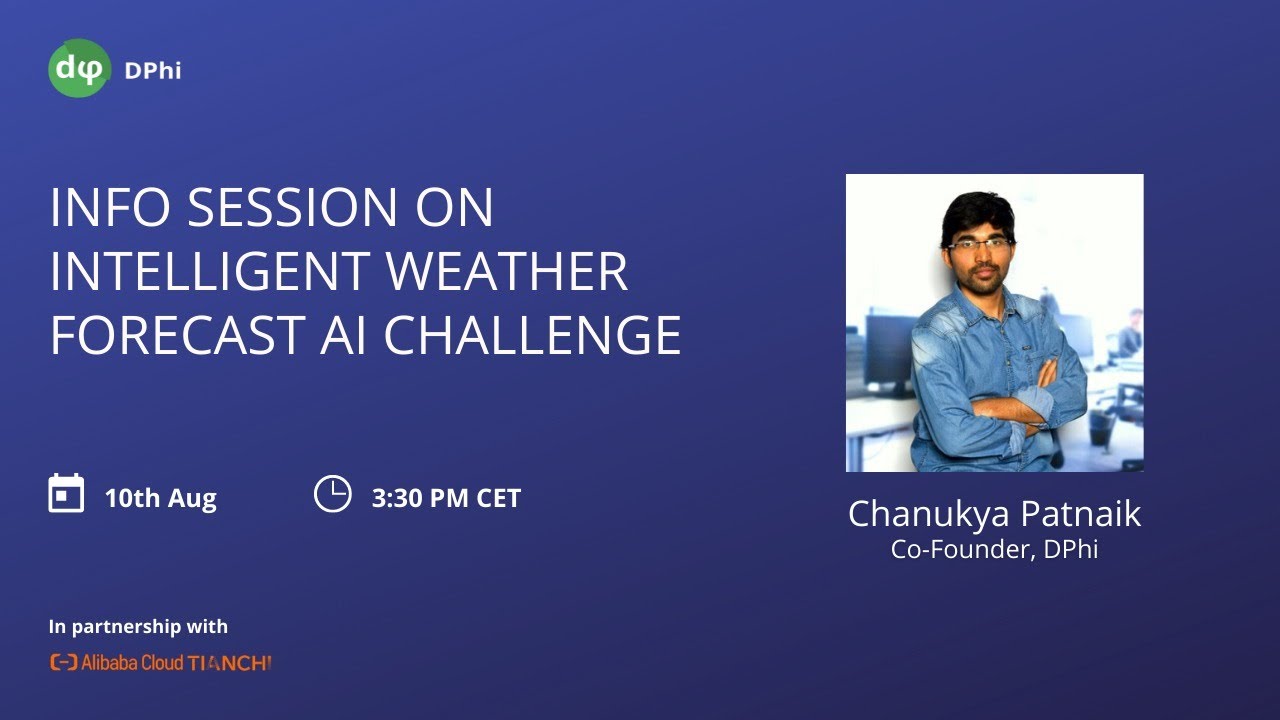Info Session on Intelligent Weather Forecast AI Challenge - YouTube