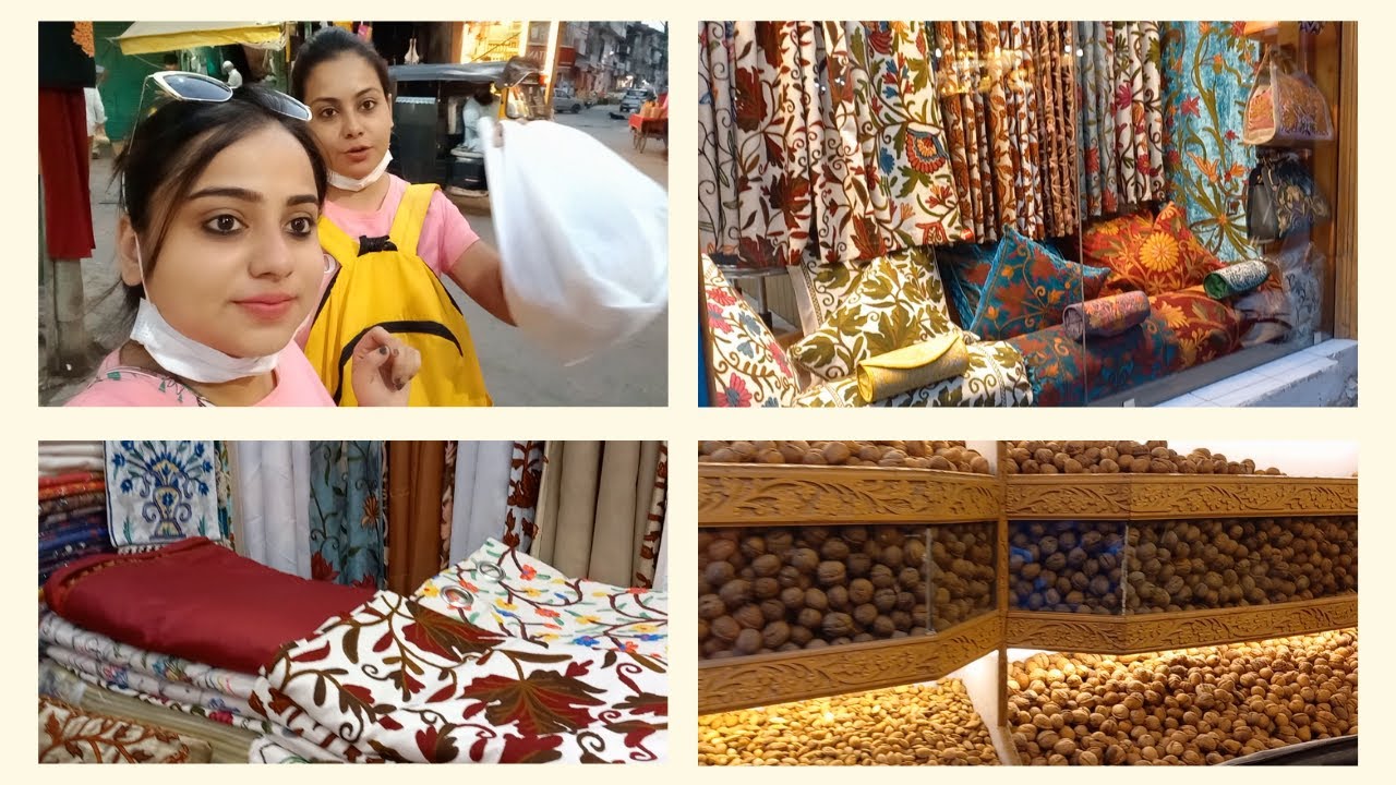Shopping in Kashmir | Srinagar Lal Chowk market | Exploring Kashmiri ...