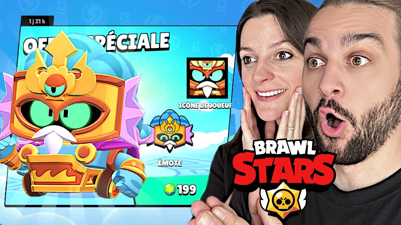ON CRAQUE POUR LE SKIN RT POSEIDON SUR BRAWL STARS ! - YouTube