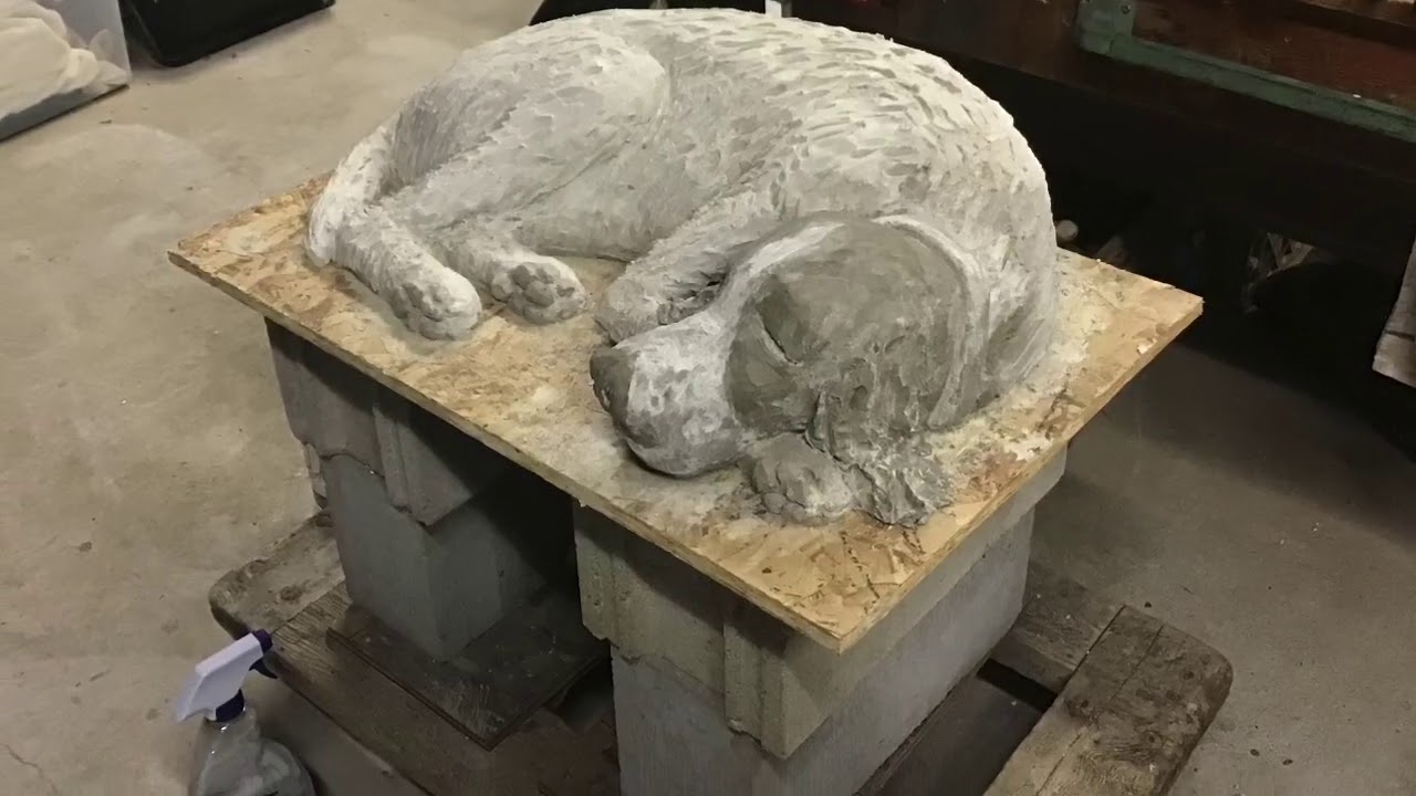 2020 Concrete Dog Memorial & Vault Constructed By Davinoff - YouTube