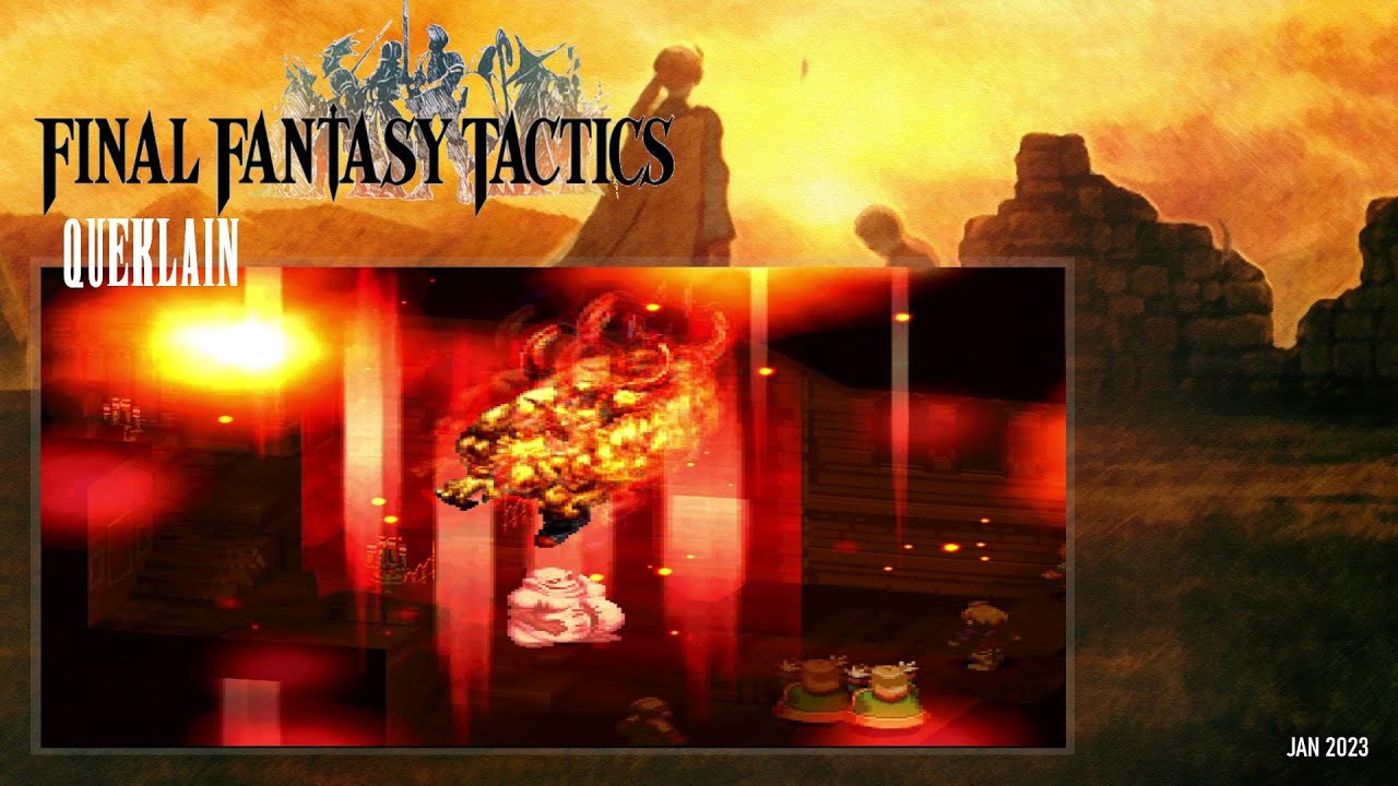 [Final Fantasy Tactics PS1] Queklain The Ugly Lucavi - YouTube